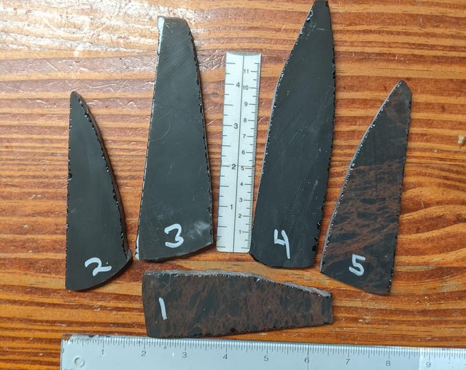 Flint Knapping Obsidian Preforms - Etsy