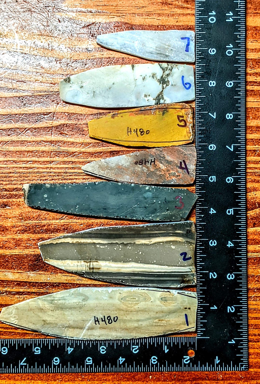 Flint Knapping Preforms, Summerville Chert (agates) Calcedony Utah ...