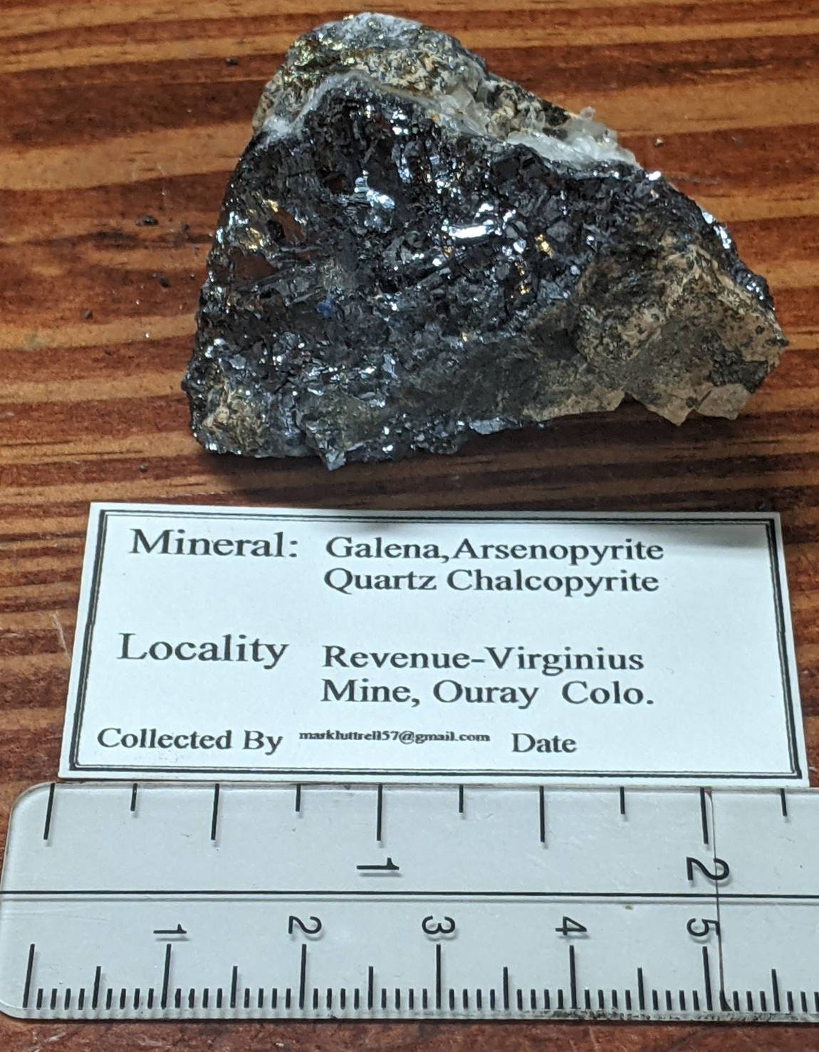 Chalcopyrite Galena Arsenopyrite Quartz Gold and Silver - Etsy