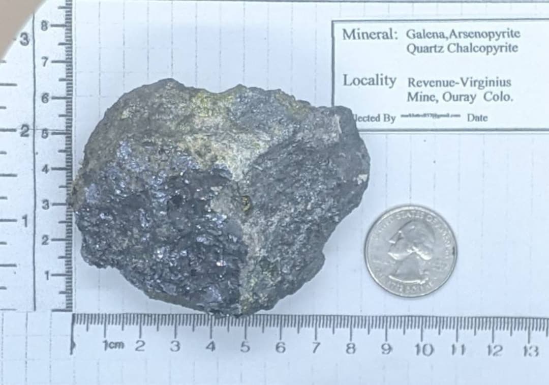 Galena, Arsenopyrite, Chalcopyrite, Revenue- Virginius Mine, Ouray ...