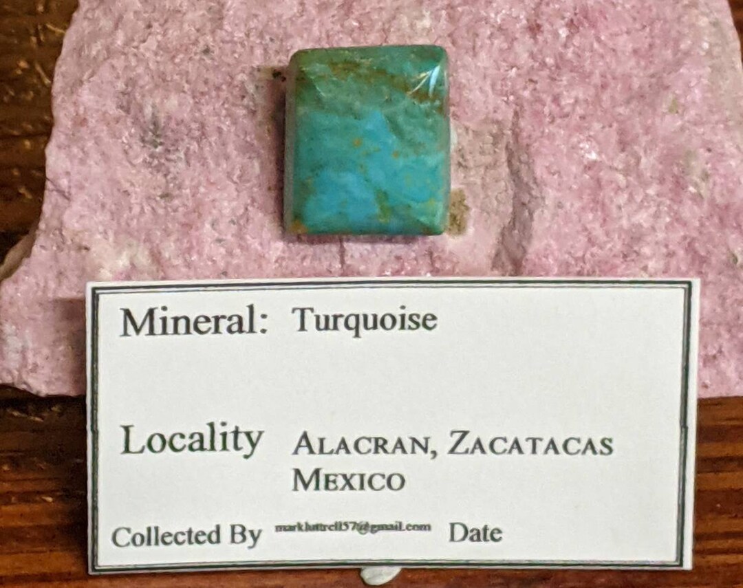 Turquoise, Alacran, Zacatecas, Mexico, 14.74ct. - Etsy