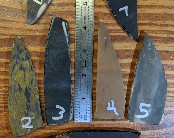 Flint Knapping Preforms Agate Petrified Wood and Obsidian - Etsy