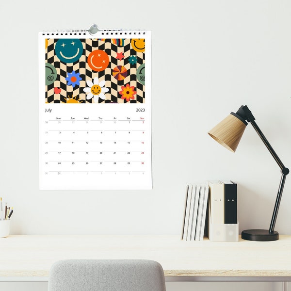 Retro Calendar - Etsy