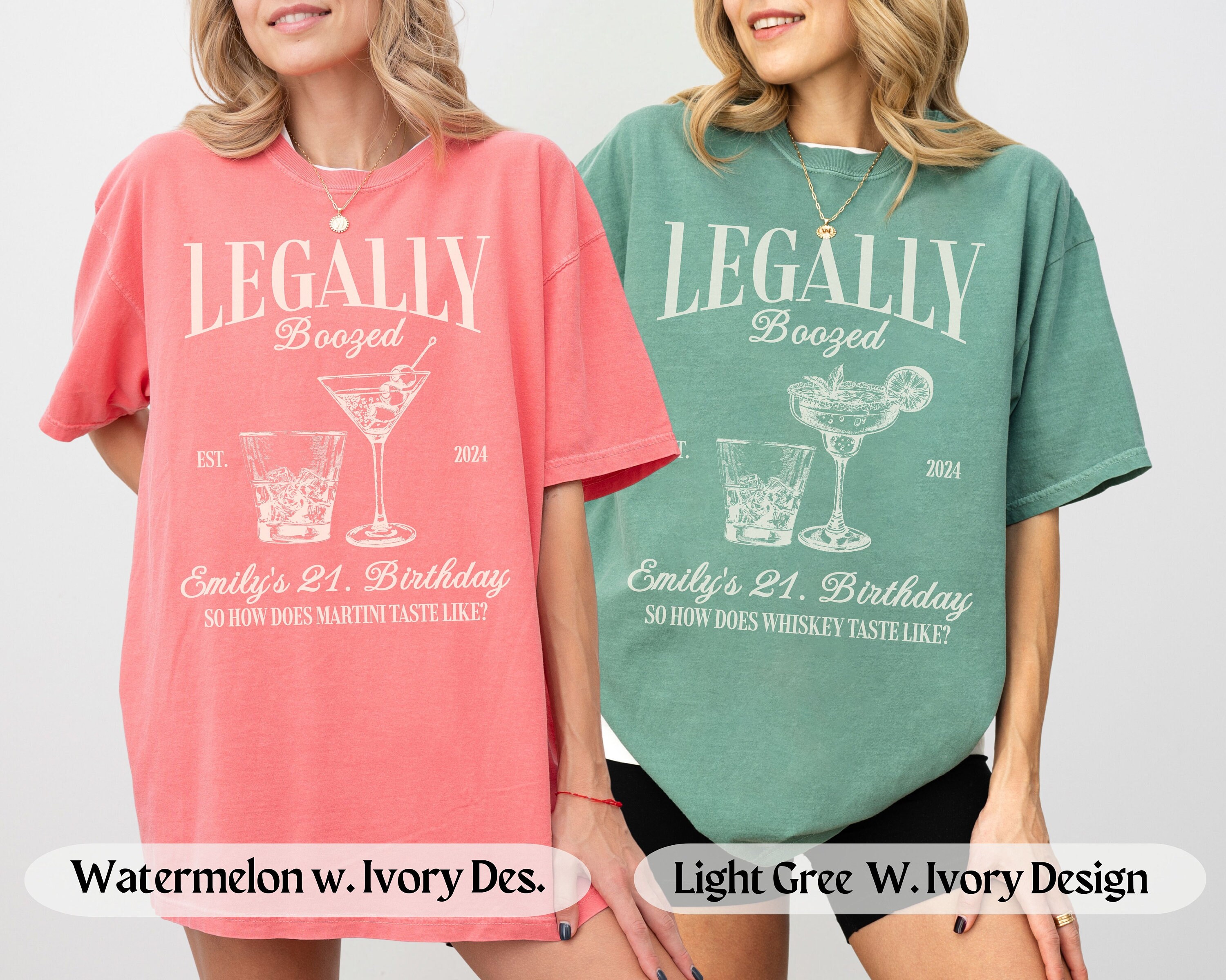 21st Birthday Cocktail Club Shirt, in My Legal Era Shirt, Legally ...