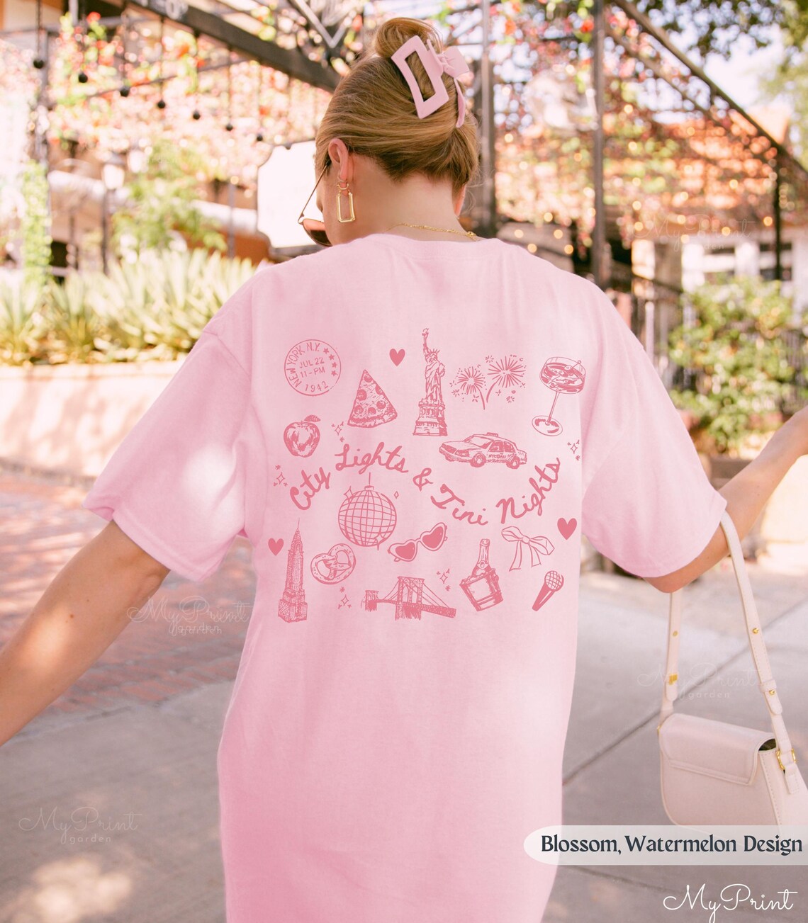 Custom New York Girls Trip Group Shirts, Hand Drawn NYC Girls Trip ...