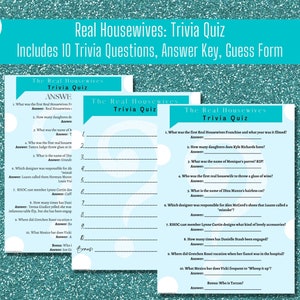 Bravo Game Package, FMK, Trivia, Guess the Tagline Real Housewives ...