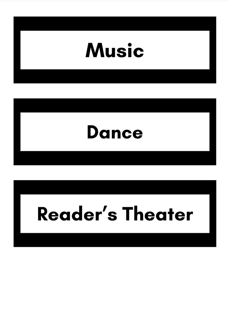 Theatre Class Library Labels - Etsy