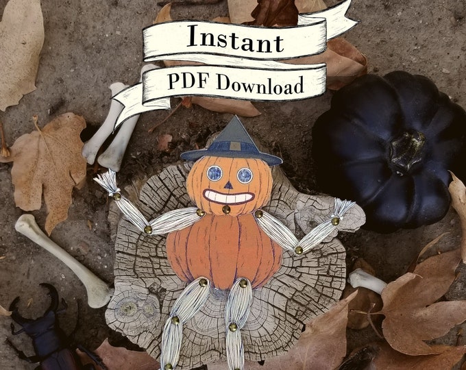 Over the Garden Wall Paper Pottsfield Pumpkin Puppets - Etsy