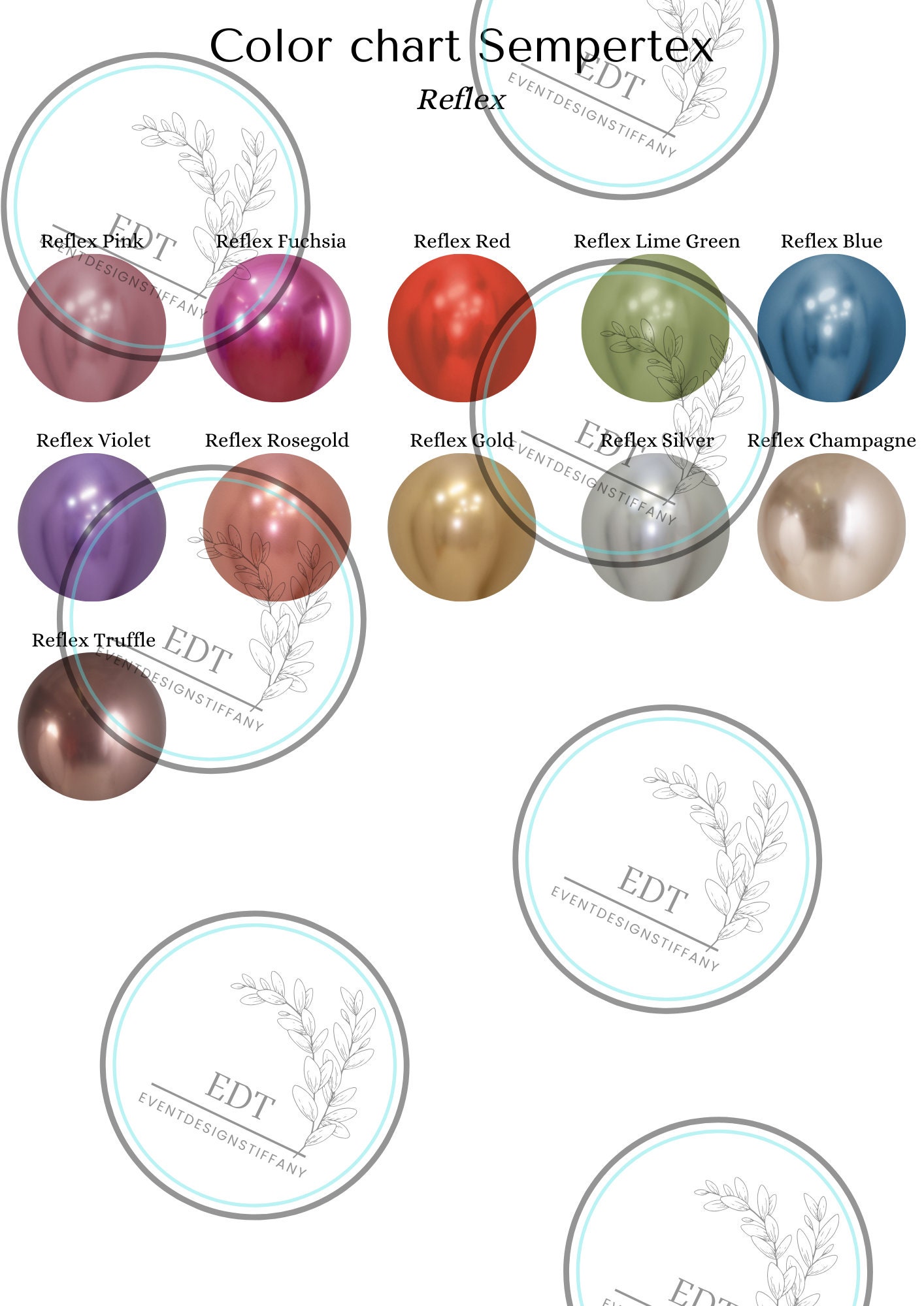 Color Chart Sempertex Sempertex Balloons Balloon Colors Digital Color ...