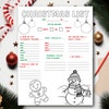 Kids Holiday Wish List, Kids Christmas Wish List Coloring Page, Letter ...