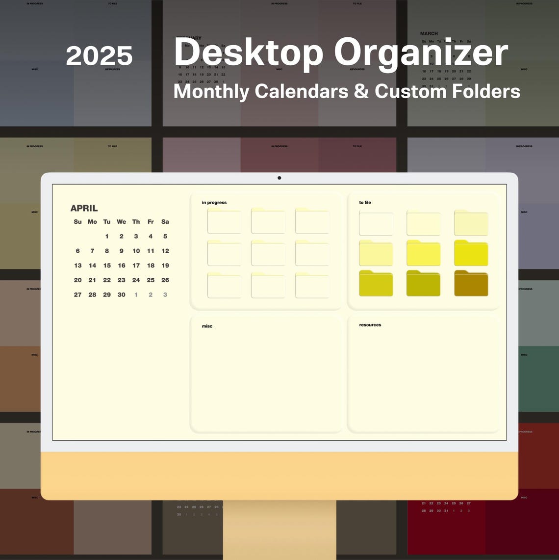 2025 Desktop Wallpaper, Monthly Wallpapers With Calendars + Matching ...