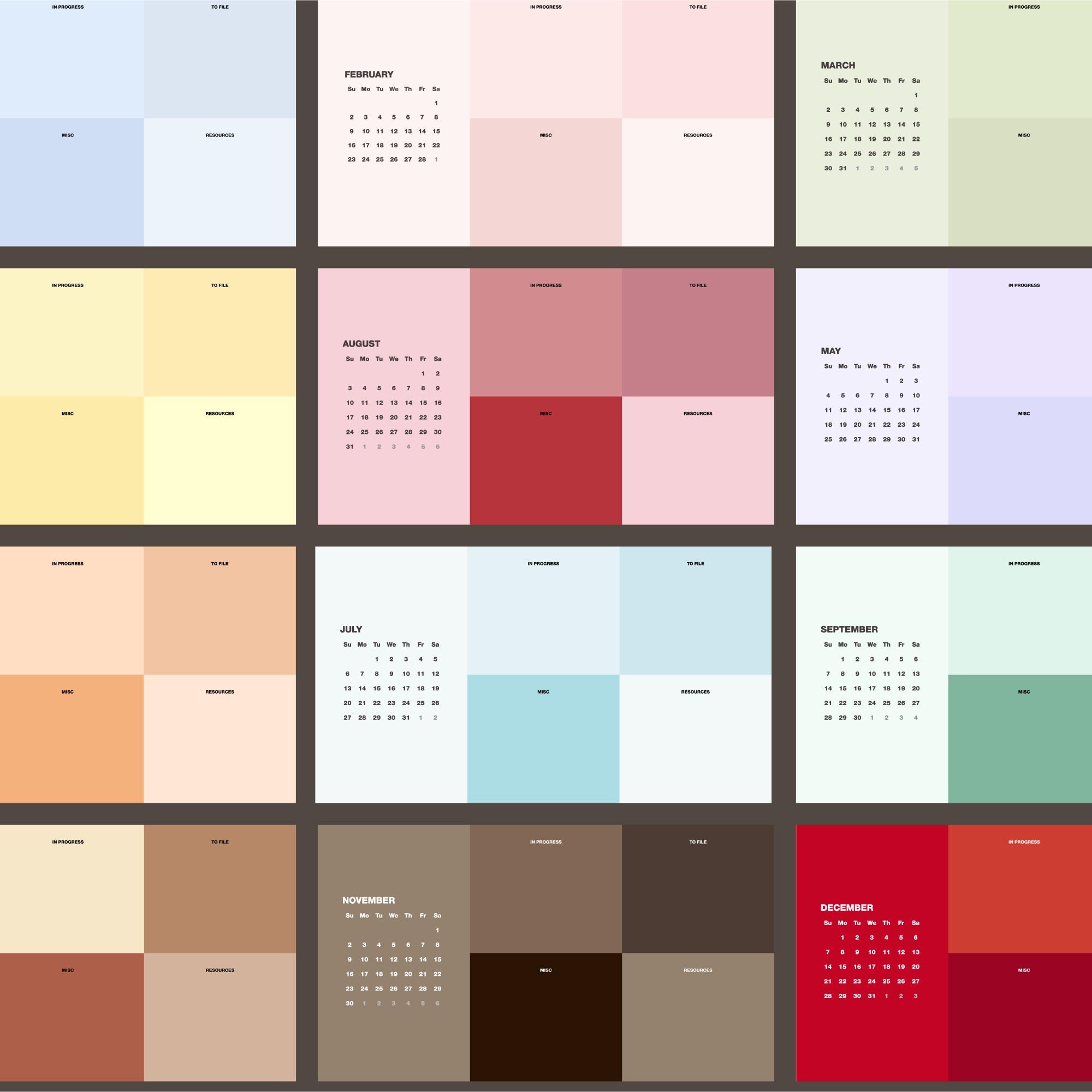 2025 Desktop Wallpaper, Monthly Wallpapers With Calendars + Matching ...