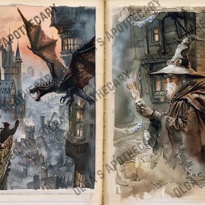 Wizarding World Wonder Journal Kit: Printable Enchanted Collage Sheets ...
