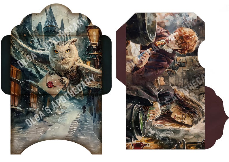 Wizarding World Wonder Journal Kit: Printable Enchanted Collage Sheets ...