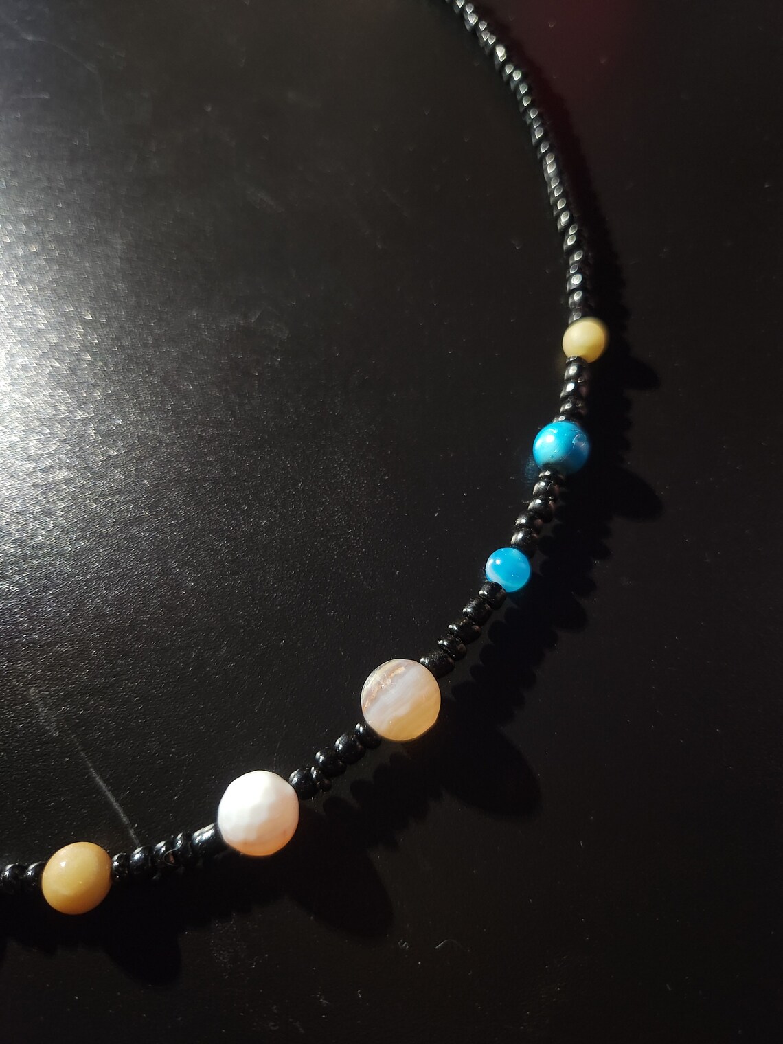 Solar System Beaded Necklace - Etsy
