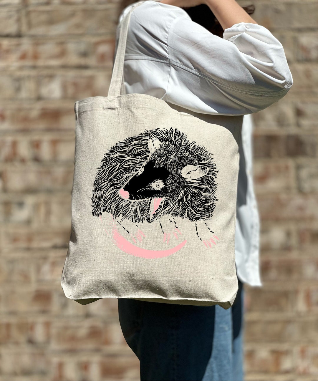 Opossum Tote Bag, Opossum Lover Tote Bag, Animal Lover Gift, Cute Tote ...
