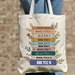 Custom Book Tote Bag, Bookish Personalized Tote Bag,bookish Gift Idea ...