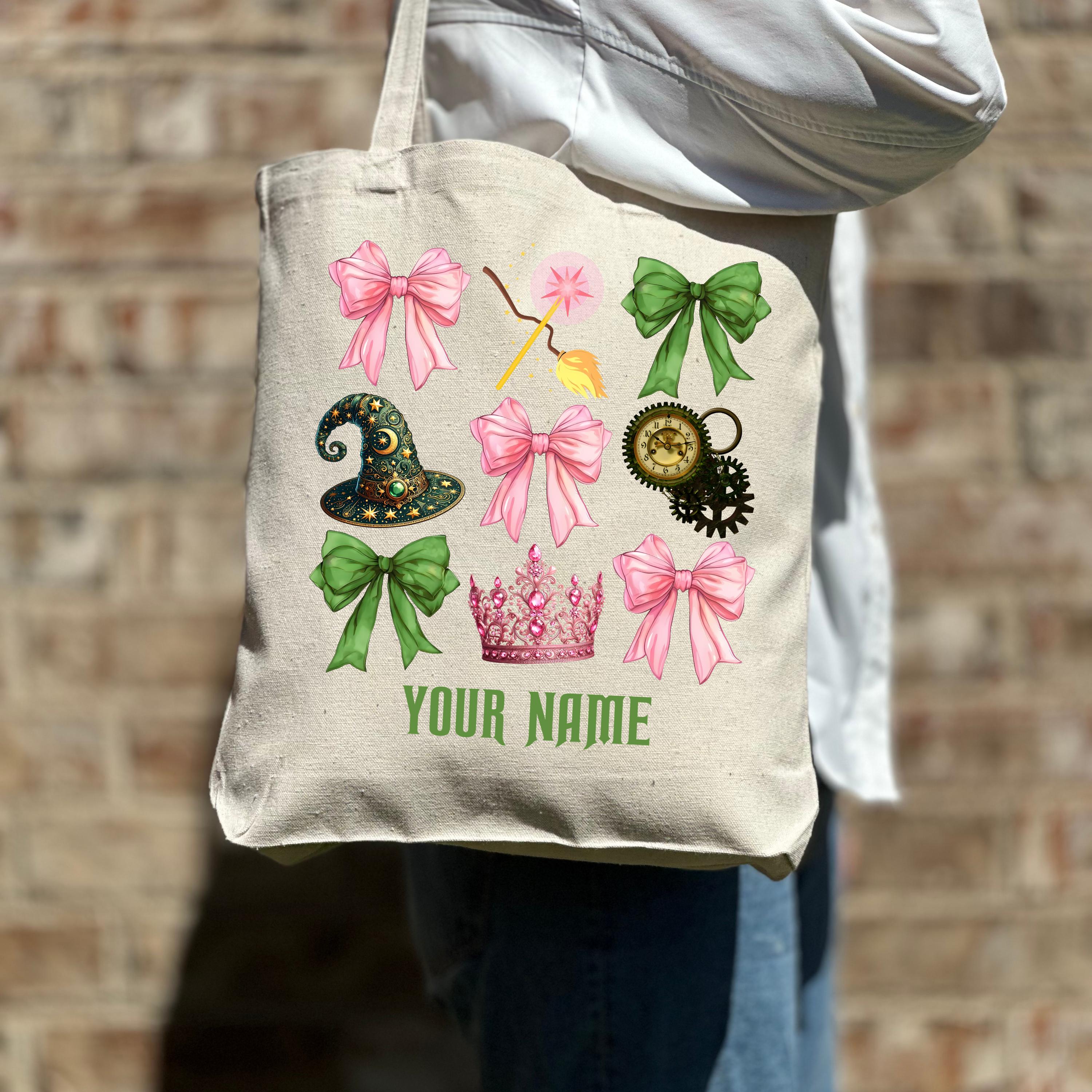 Custom Witches of OZ Funny Tote Bag, Wizard Themed Wicked Character Bag ...