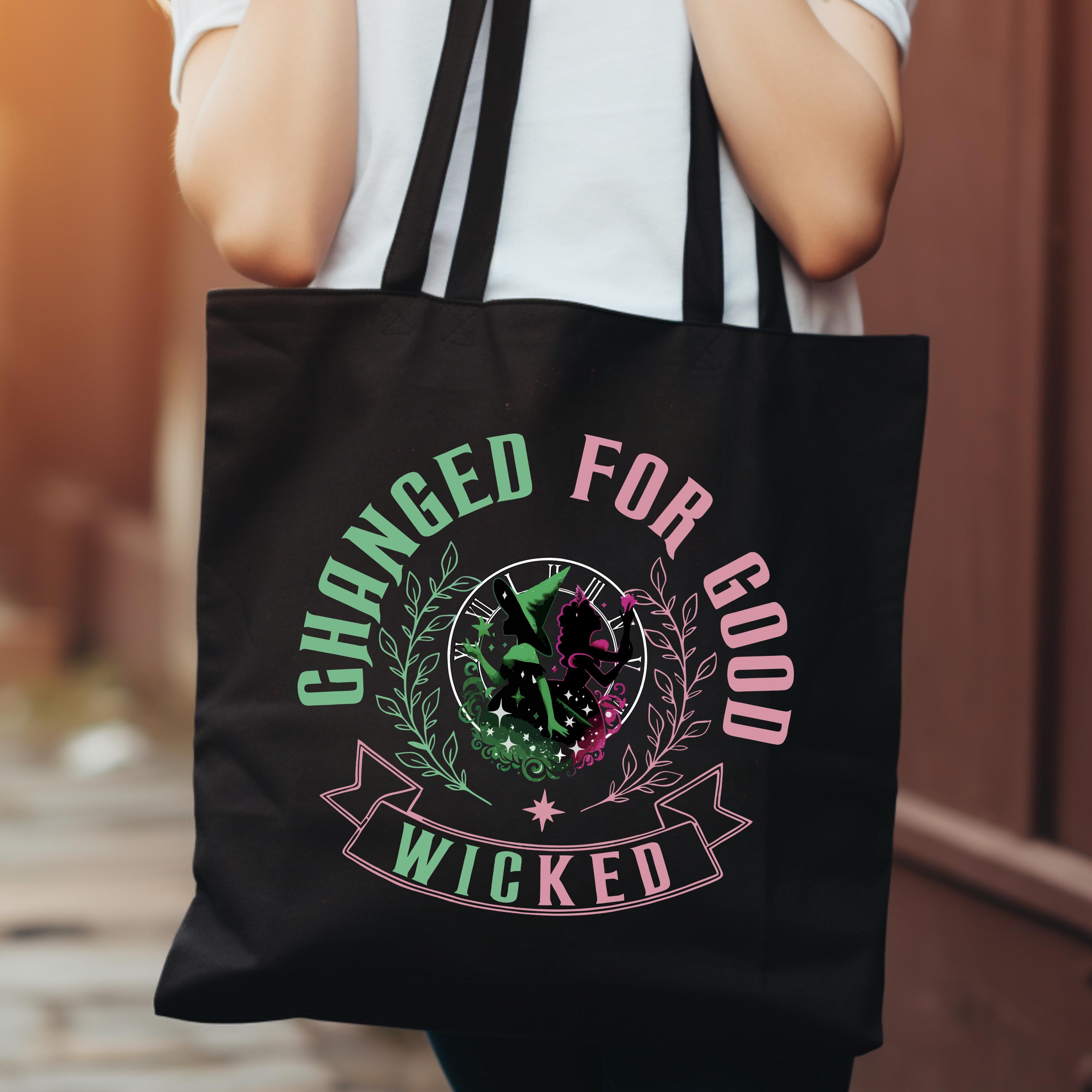 Changed for Good Tote Bag, Wizard Themed Wicked Character Bag, in My ...