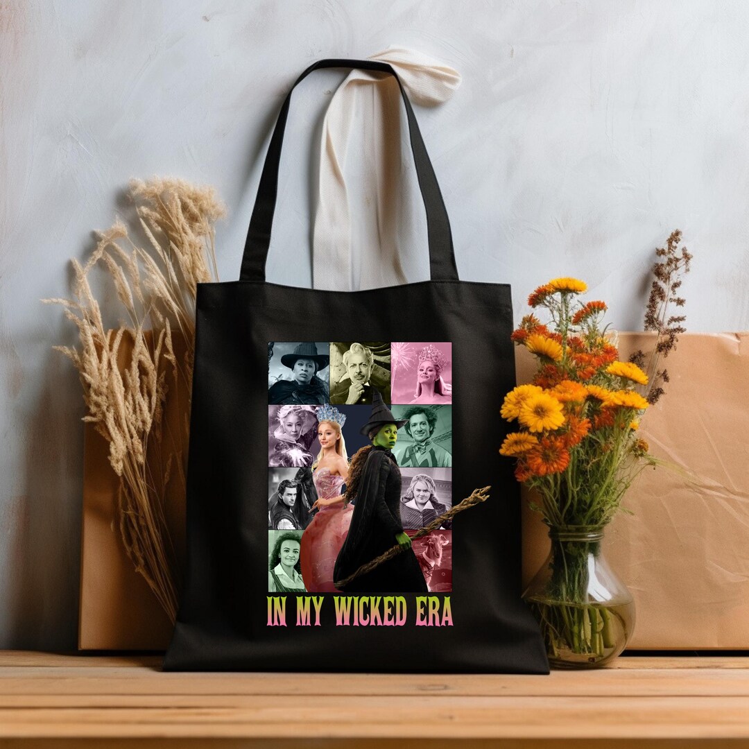 Wicked Era Tote Bag, Wizard Themed Wicked Character Bag, in My Era Tote ...