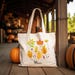 Custom Fall Leaves Bag, Autumn Season Tote Bag, Personalized Tote Bag ...