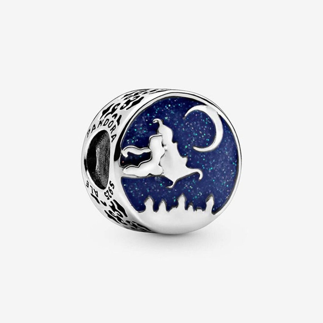Pandora Aladdin and Princess Jasmine Magic Carpet Charm,new Silver ...