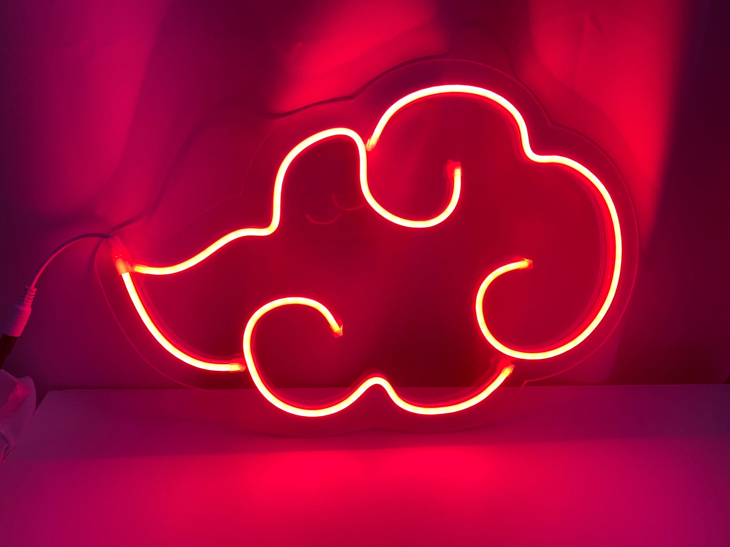 Anime Neon Sign | LED Neon Sign | Anime Cloud Neon Sign | Wall Decor ...