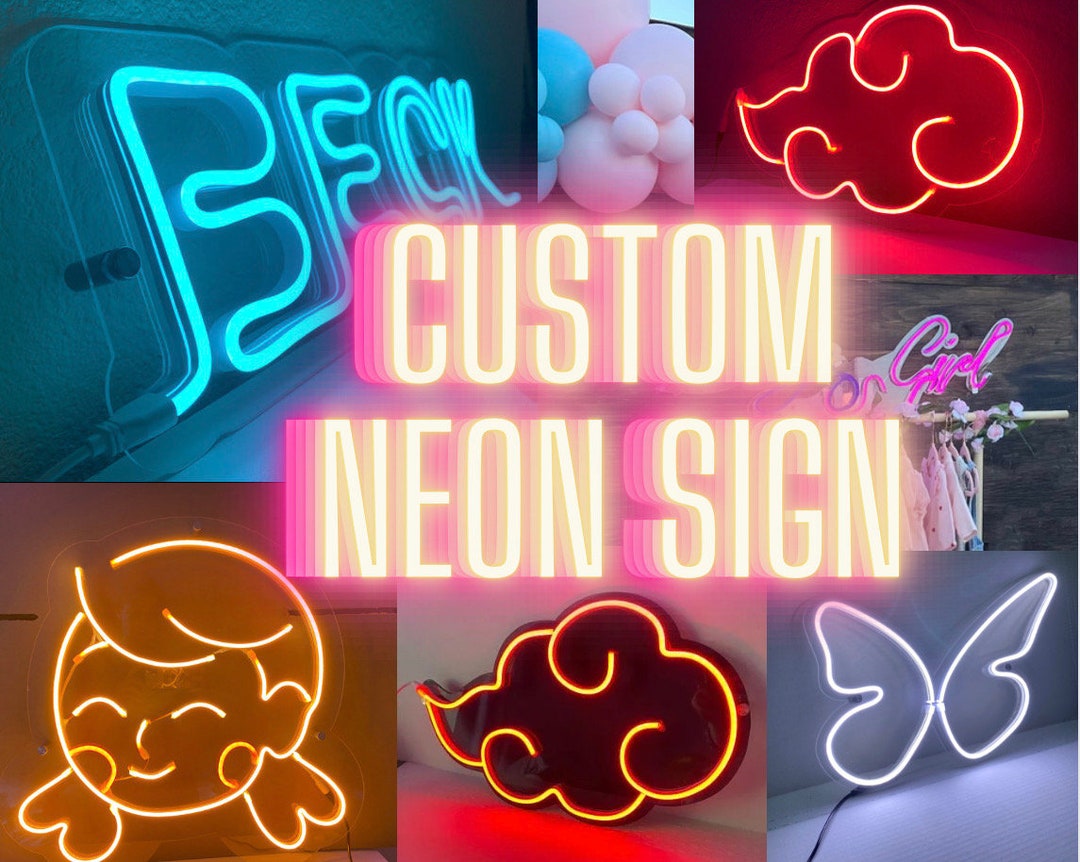 Custom Neon Sign | Neon Sign | Led Neon Sign | Wedding Neon Sign | Baby ...