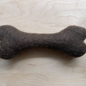 Wool Felt Dog Bone Chew Play Toy 100% Biodegradable Wool Handmade - Etsy