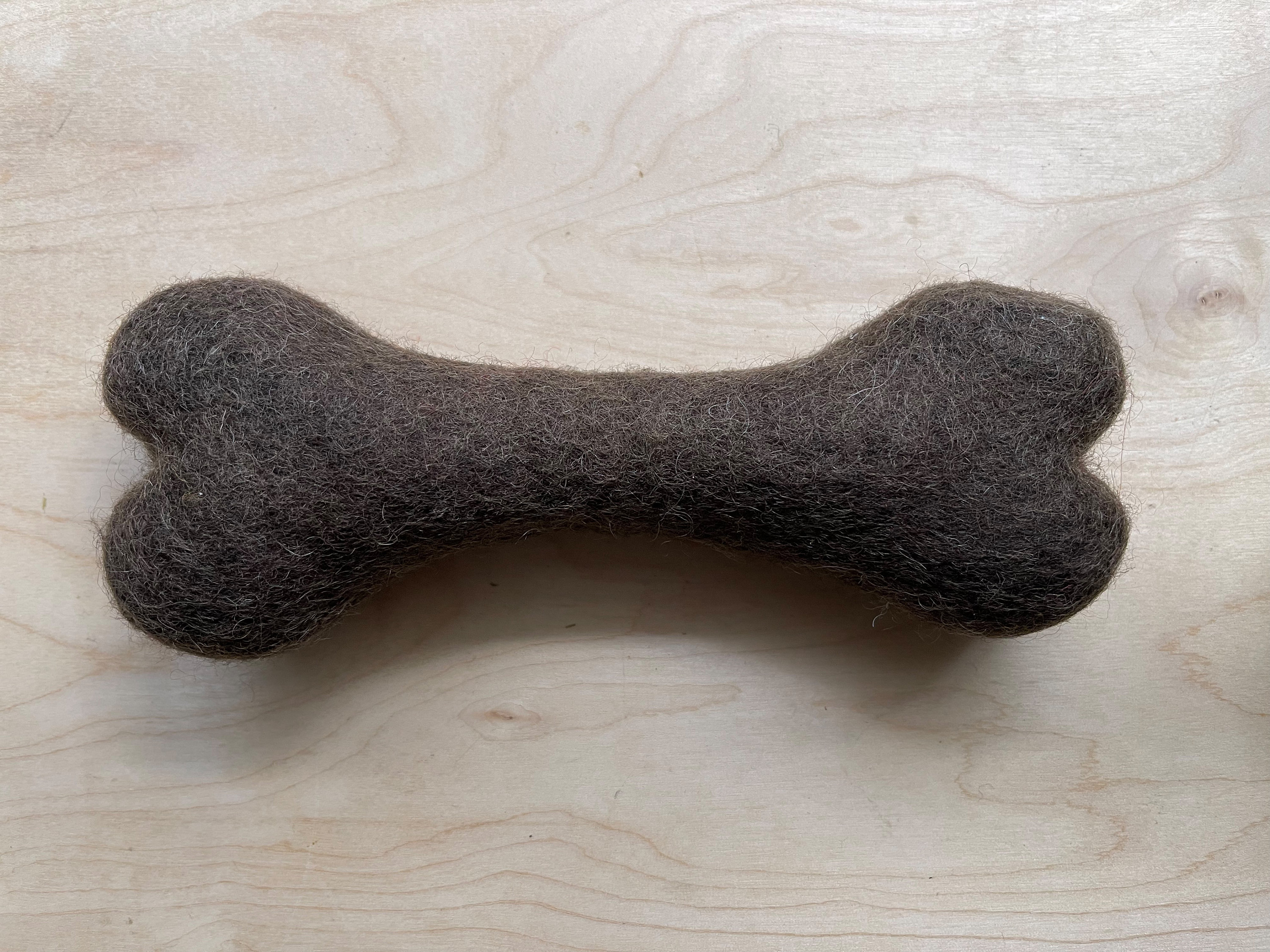 Wool Felt Dog Bone Chew Play Toy 100% Biodegradable Wool Handmade - Etsy