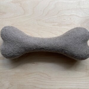Wool Felt Dog Bone Chew Play Toy 100% Biodegradable Wool Handmade - Etsy