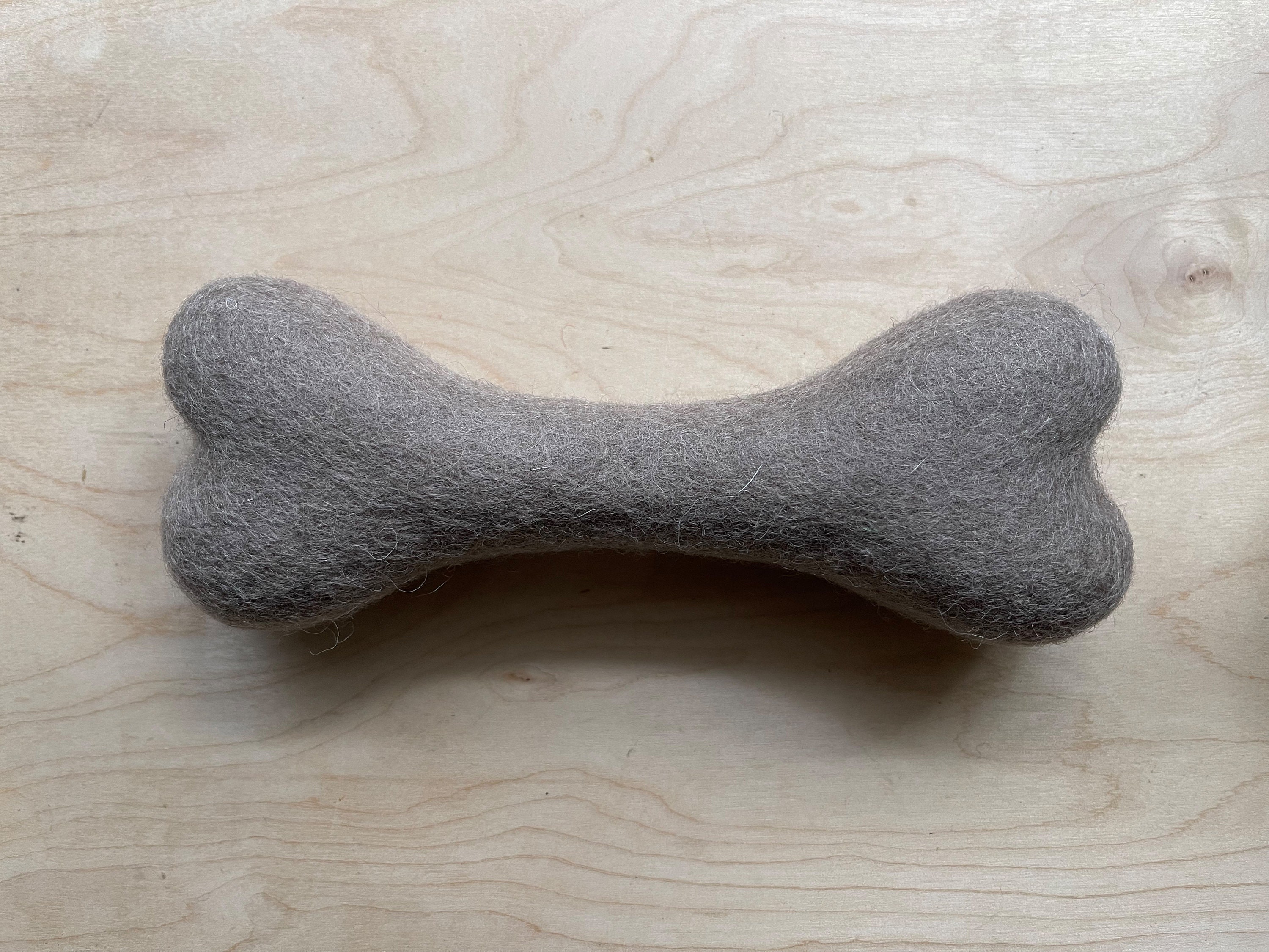 Wool Felt Dog Bone Chew Play Toy 100% Biodegradable Wool Handmade - Etsy