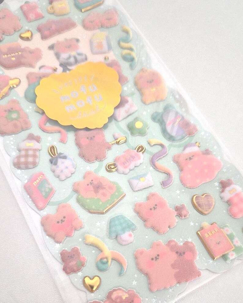 Mofu Mofu Rabbit| Puppy|bear| Unicorn|cat Kawaii Kitsch Fluffy Fuzzy 3D ...