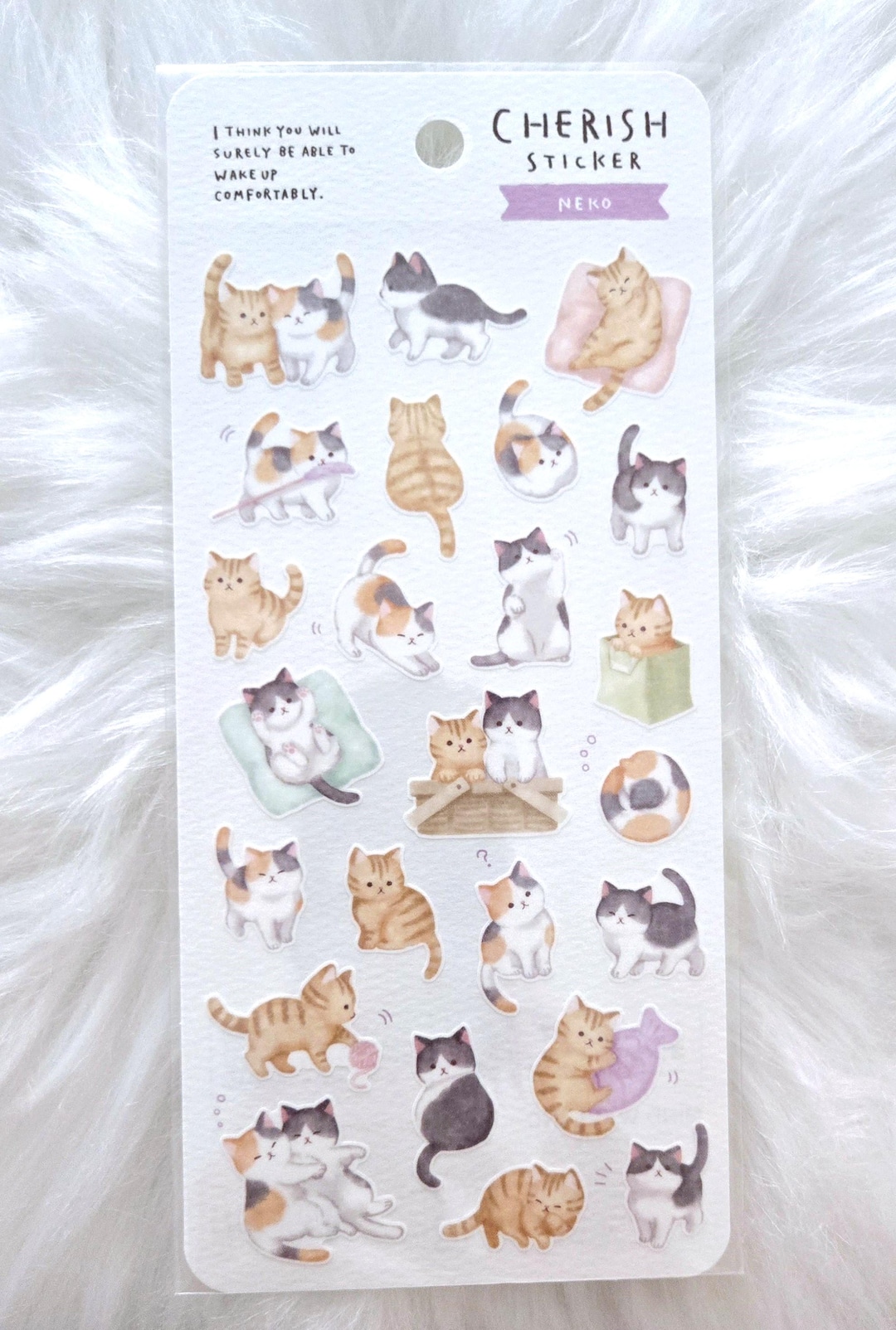 Cat Kitten Pet Sticker Sheet Planner Journal Agenda Paper Craft Gift ...