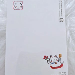 Maneki Neko, Japanese Lucky Cat Post Card - Etsy