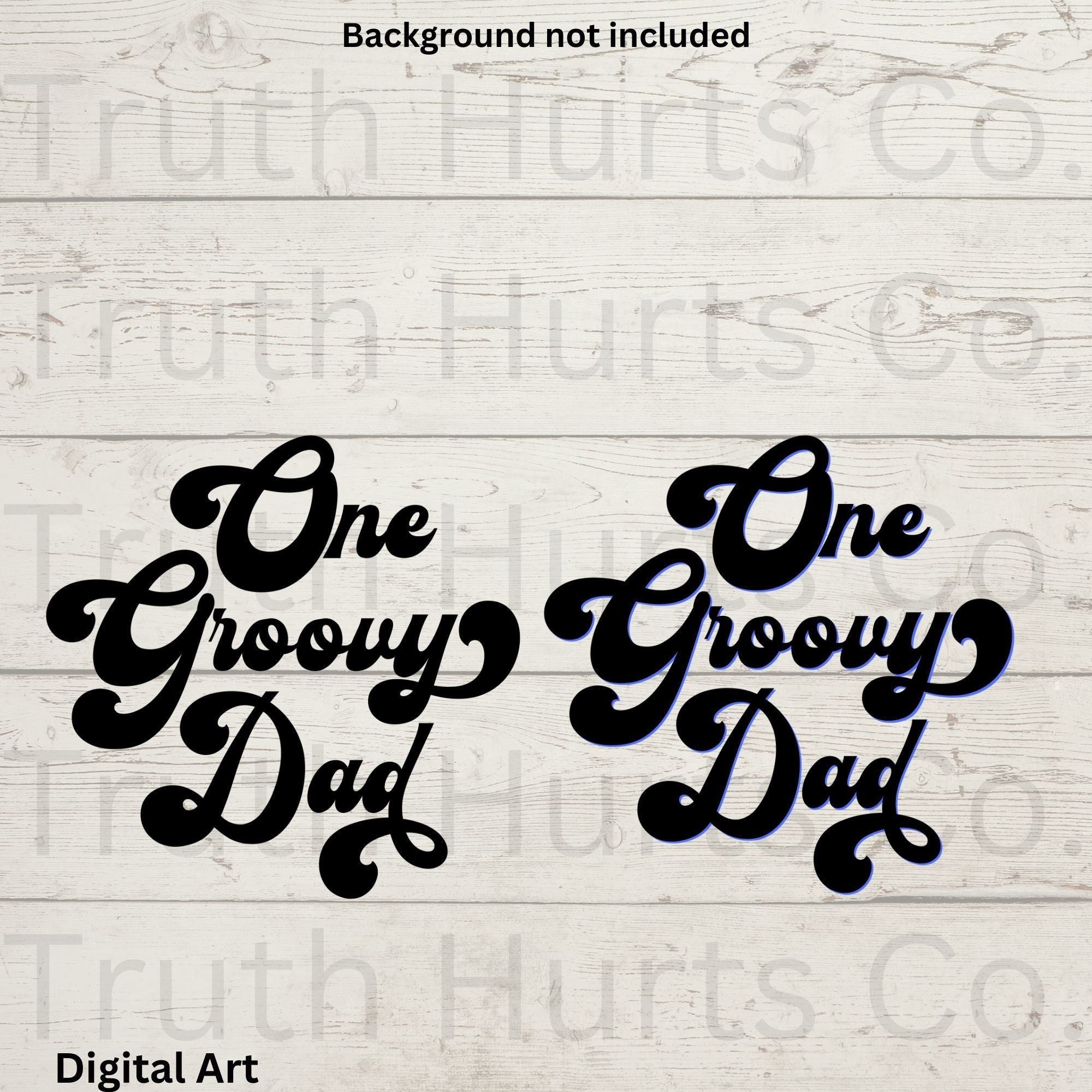 One Groovy Dad Png, Svg, One Groovy Baby Birthday Theme, Digital ...