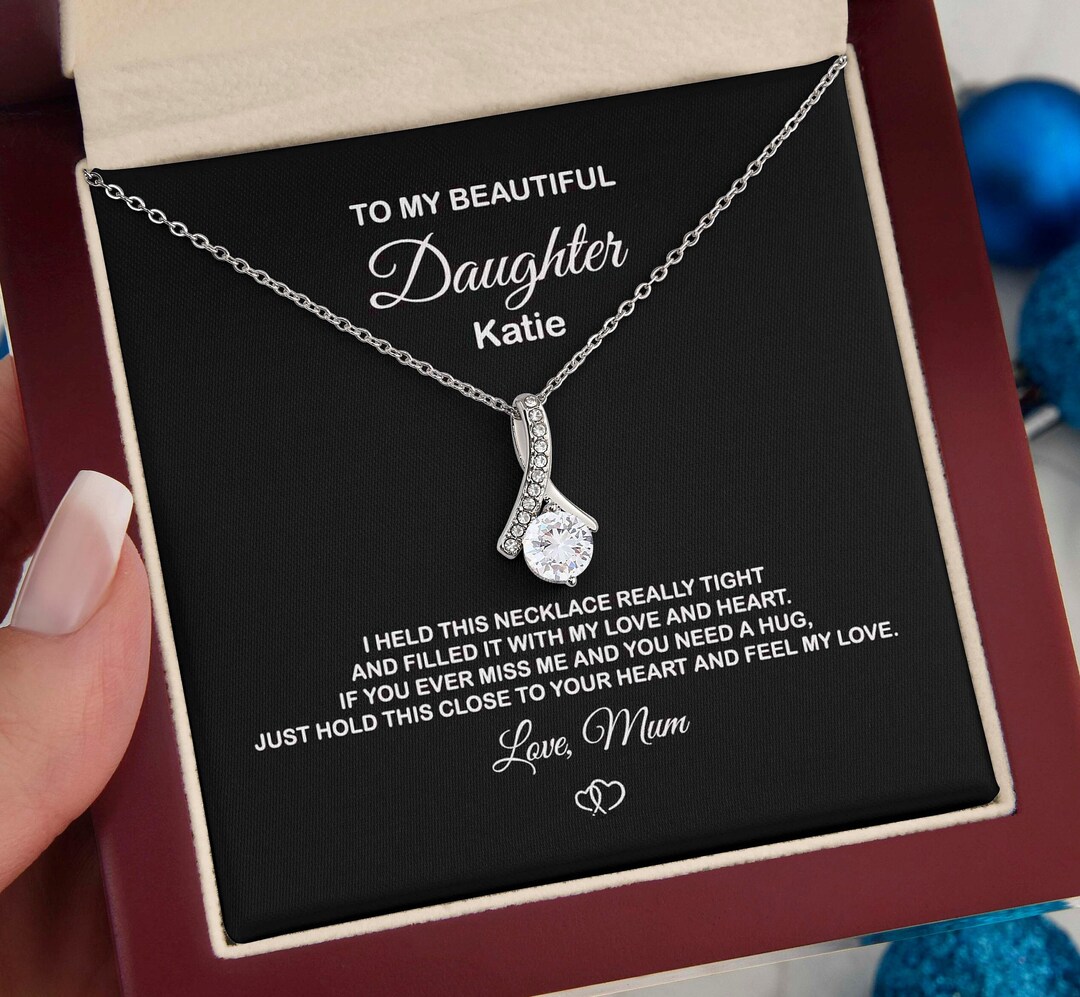 To My Daughter Gift From Mum or Dad Personalized Daughter Christmas ...
