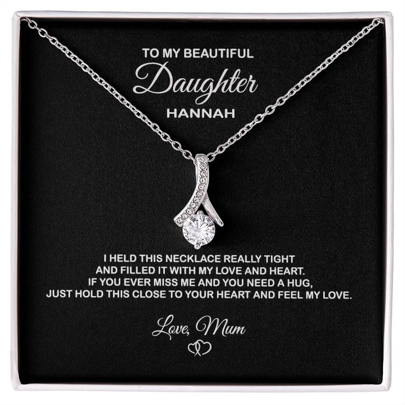 PERSONALIZED Daughter Chrsitmas Gift From Mom or Dad to My Daughter ...