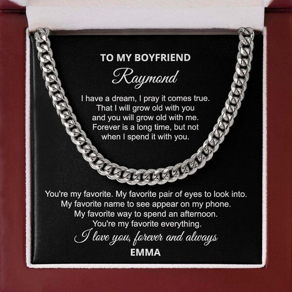 Boyfriend Necklace - Etsy