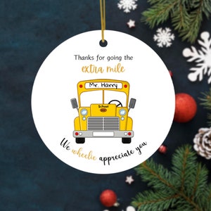 Personalized School Bus Driver Appreciation Gift Thank You for Going ...