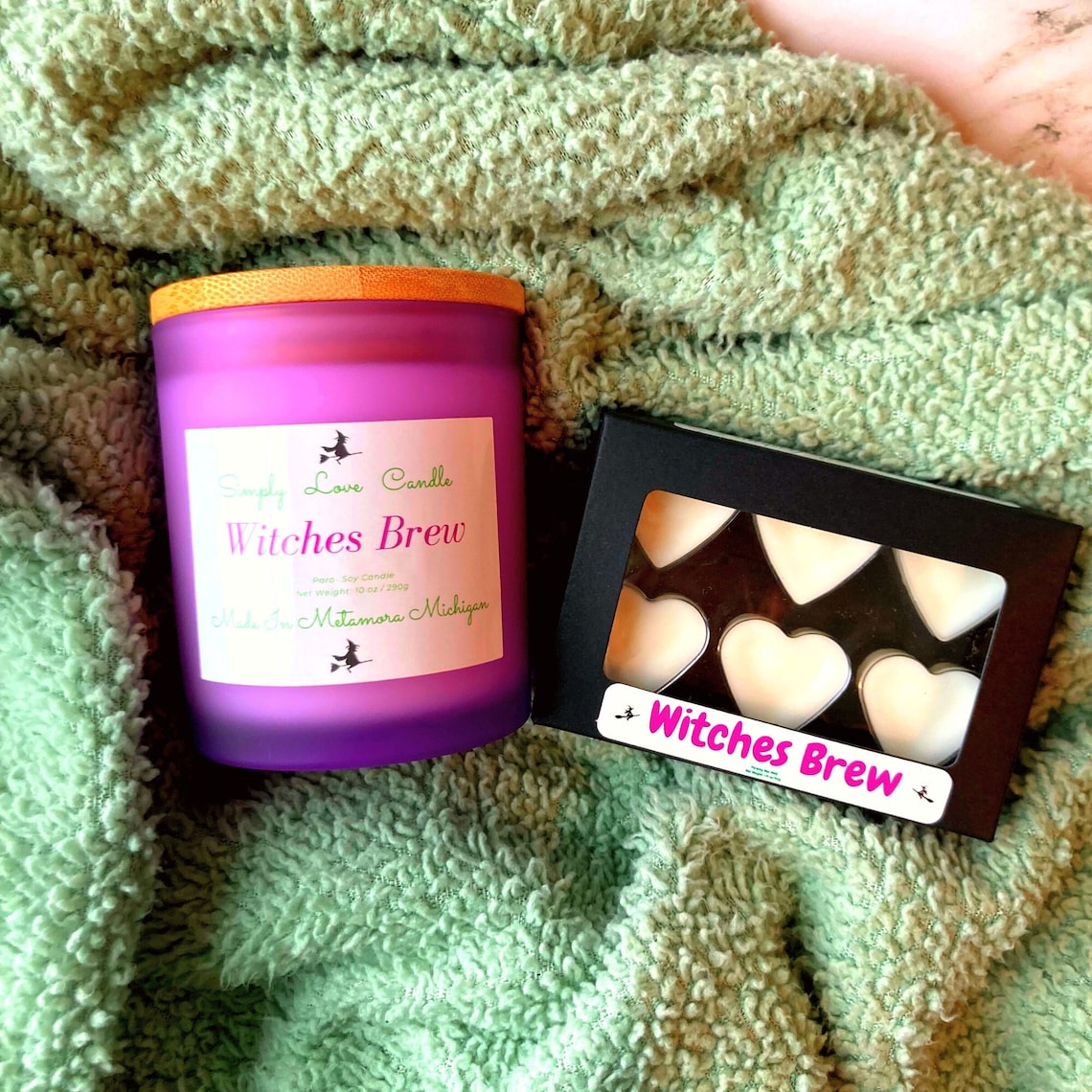 Witches Brew Candle and Wax Melt Gift Set, Gift for Best Friend Mom or ...