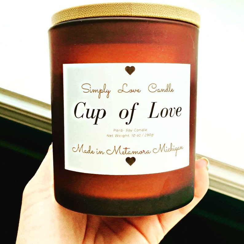 Coffee Scented Candle & Heart Wax Melt Gift Set, Handmade Soy Blend - Etsy