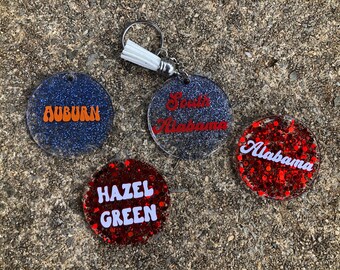 Custom Keychain: Coach School Spirit Team Spirit Sports Keychain Cheer ...