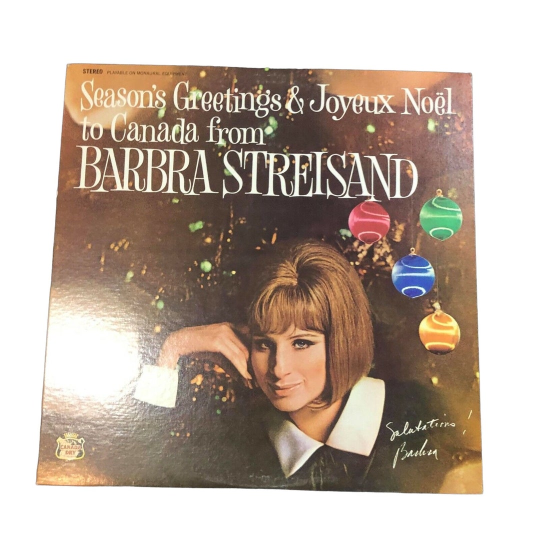 Season's Greetings & Joyeux Noel to Canada Fr Barbra - Etsy