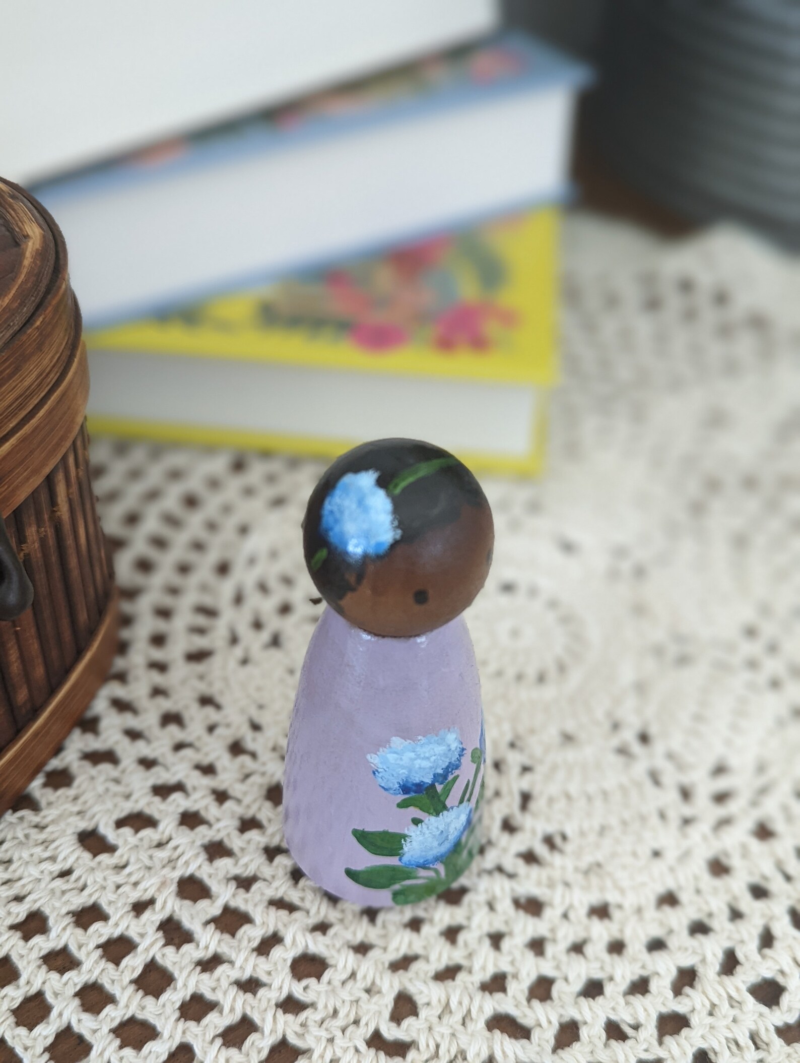 Flower Peg Doll Hydrangea - Etsy