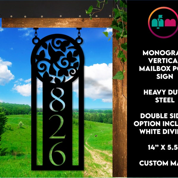 Wooden Mailbox Numbers - Etsy