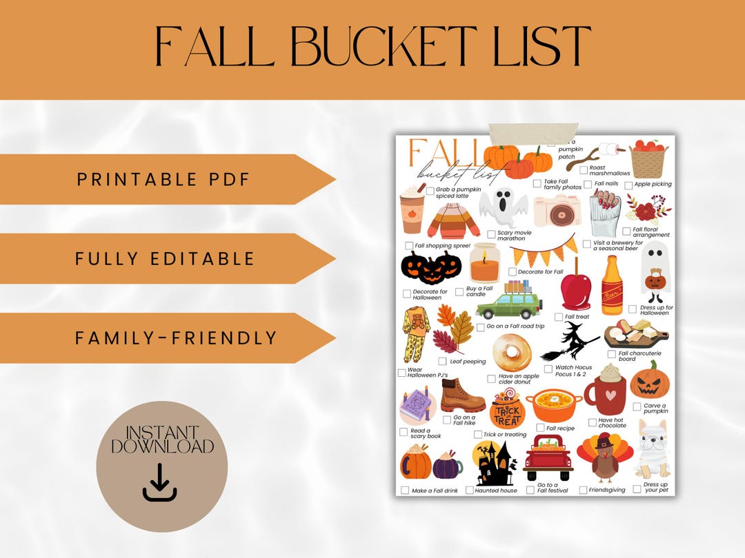 Fall Activities | Fall Bucket List | Bucket List Ideas | Fall ...