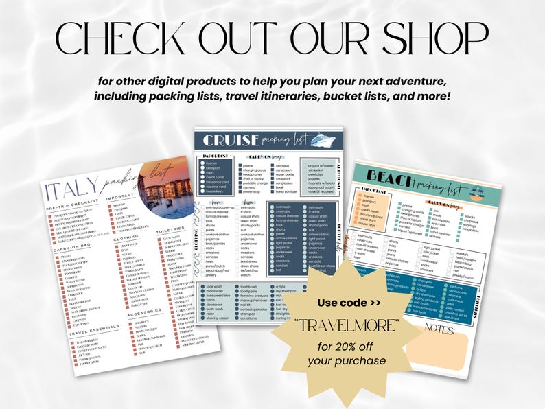 Girly Weekend Trip Packing List PDF | Weekend Packing Checklist ...