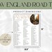 New England Fall Road Trip Packing List Editable Packing Checklist ...
