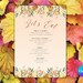 Fall Dinner Menu Menu Printable Thanksgiving Menu Template - Etsy
